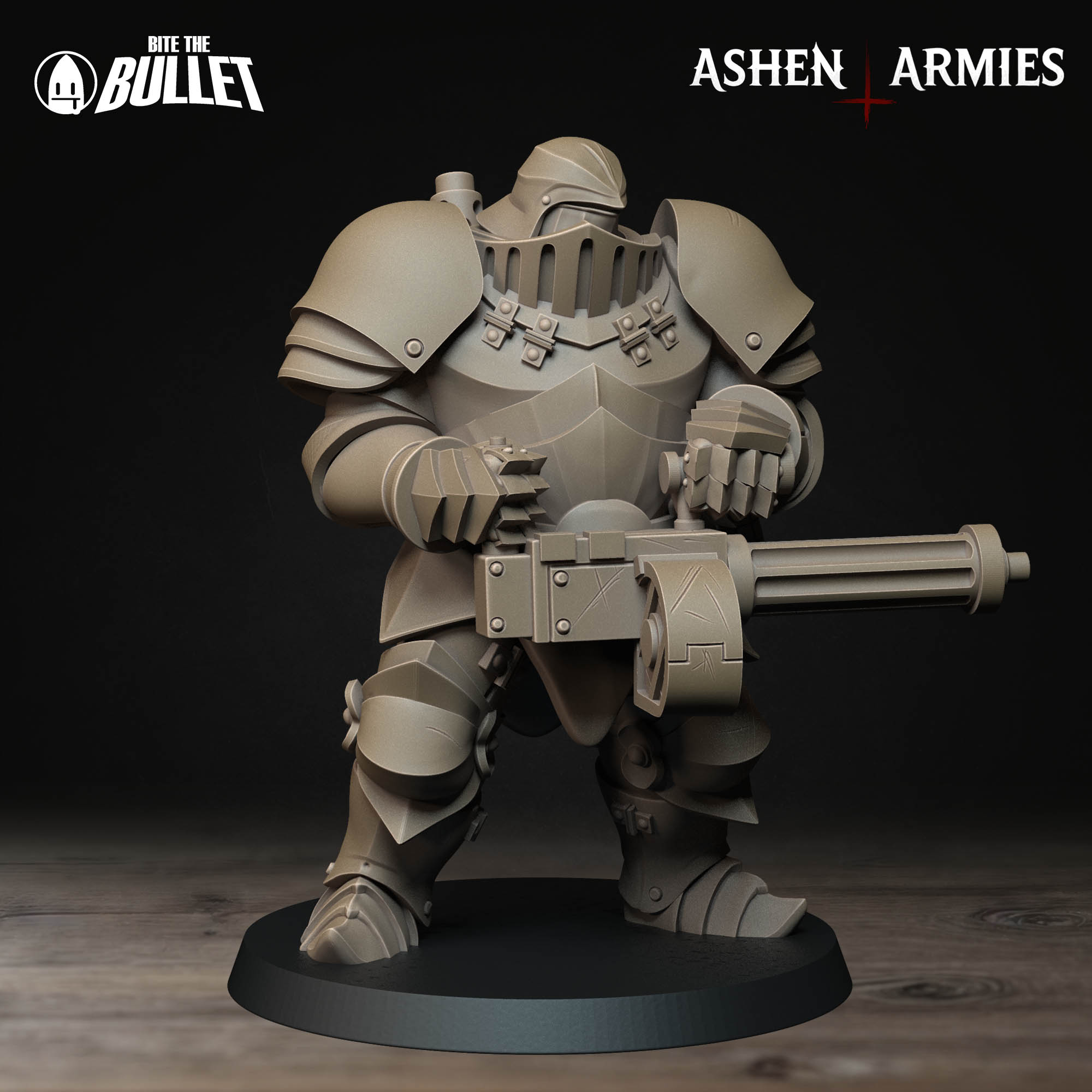 Bite the Bullet - Heavy Infantry (Machine Gun) - Ashen Armies 2025 Jun – WIzard's Workshop