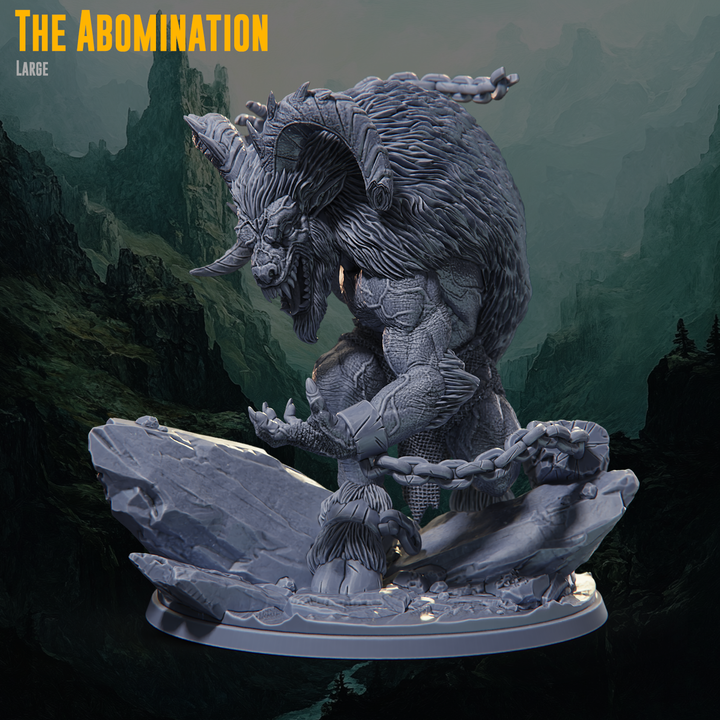 Claymore Miniatures - Abomination (Large) - The Blackspire Peak 2025 A – WIzard's Workshop