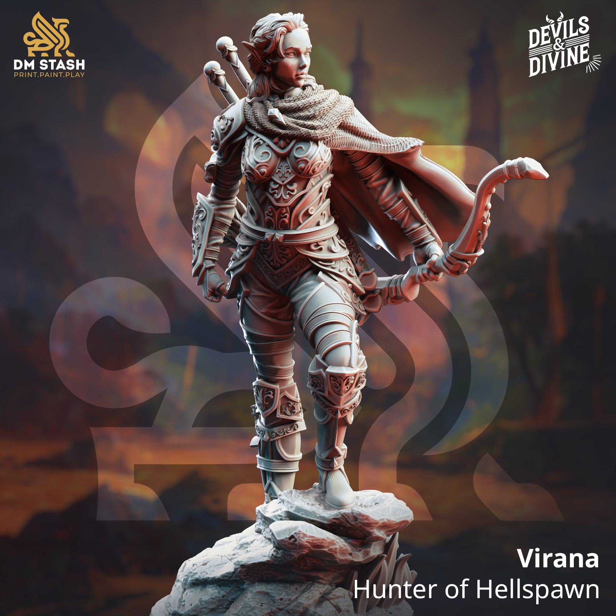 DM Stash - Virana, Hunter of Hellspawn - Devils and Divine 2025 Januar – WIzard's Workshop