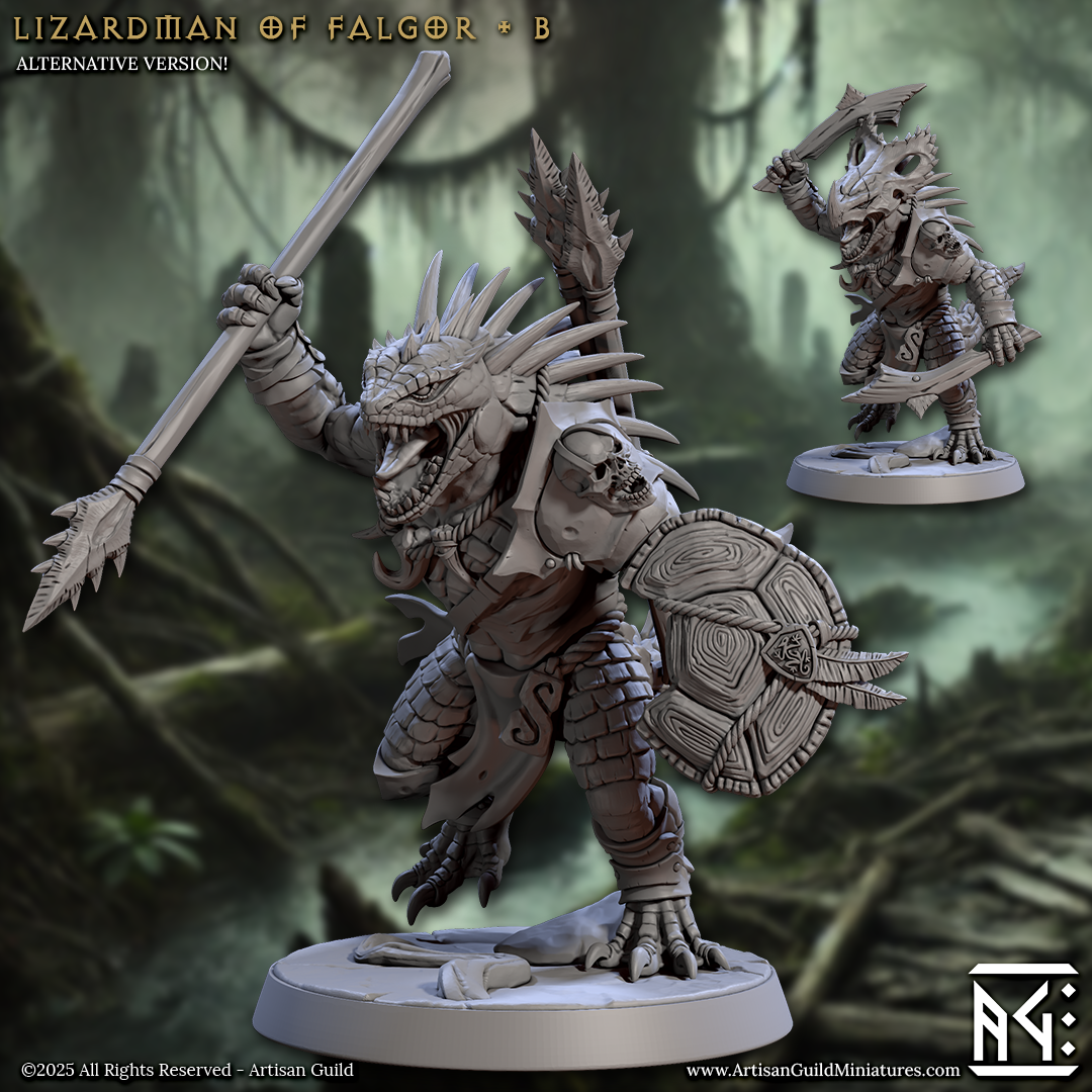 Artisan Guild - Lizardman of Falgor B - Lizardmen of Falgor Swamp 2025 ...