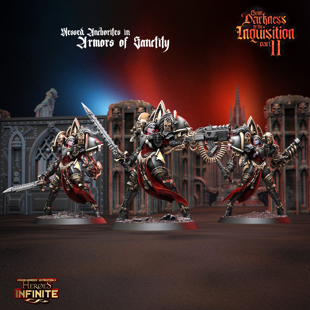 Heroes Infinite Raging Heores - Blessed Anchorites in Armors of Sancti ...