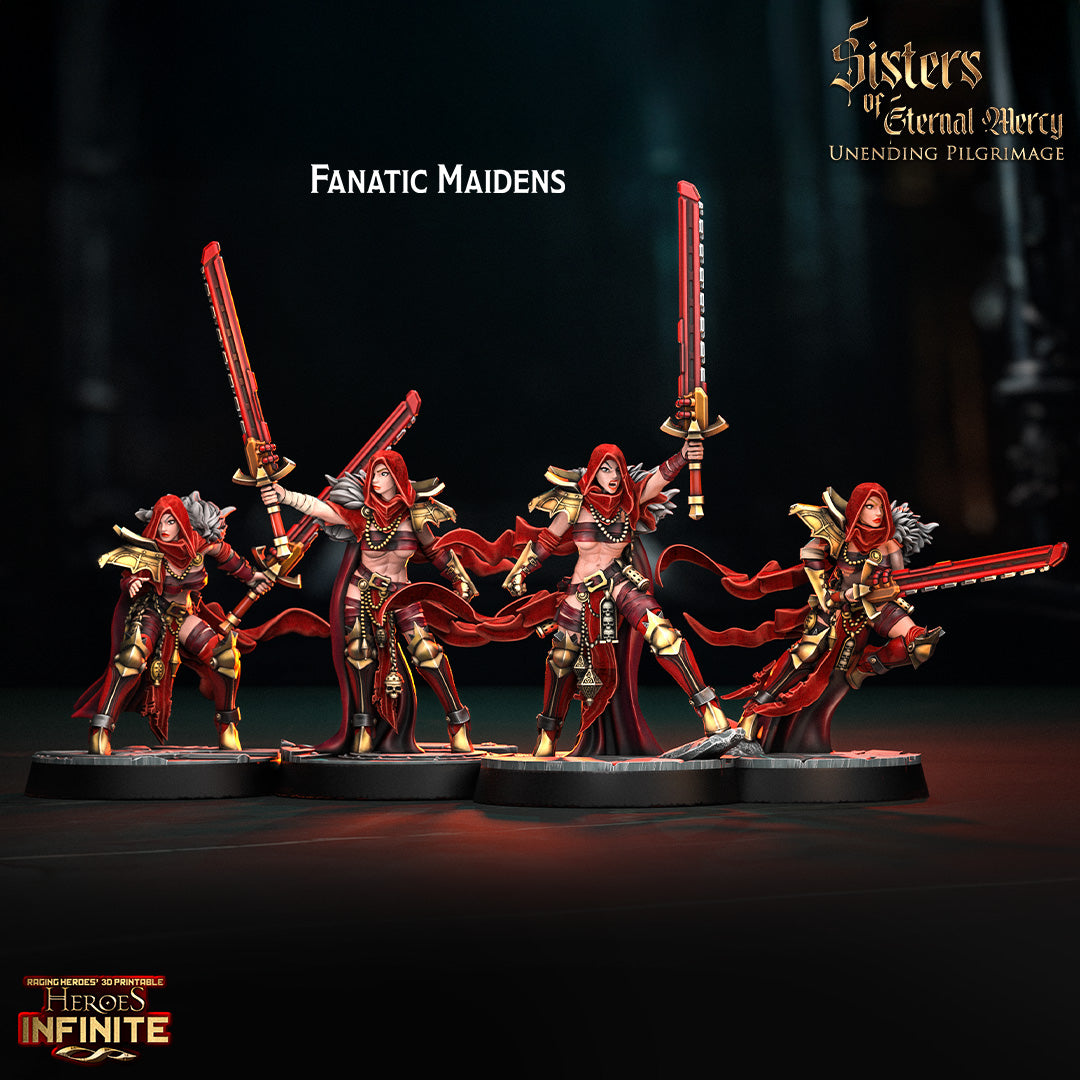 Heroes Infinite Raging Heores - Fanatic Maidens - Sisters Of Eternal M ...