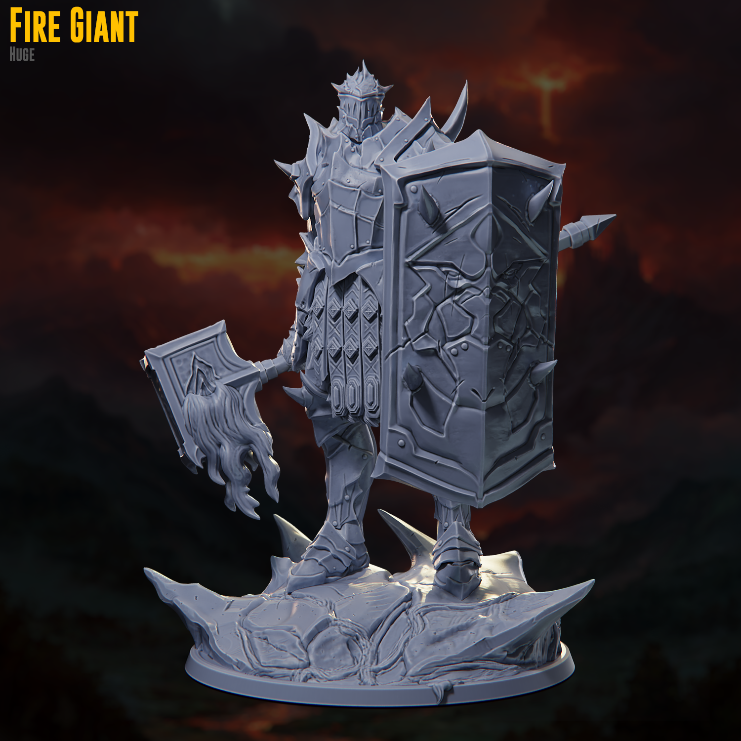 Claymore Miniatures - Fire Giant (Huge) - The Conflagration 2025 July ...