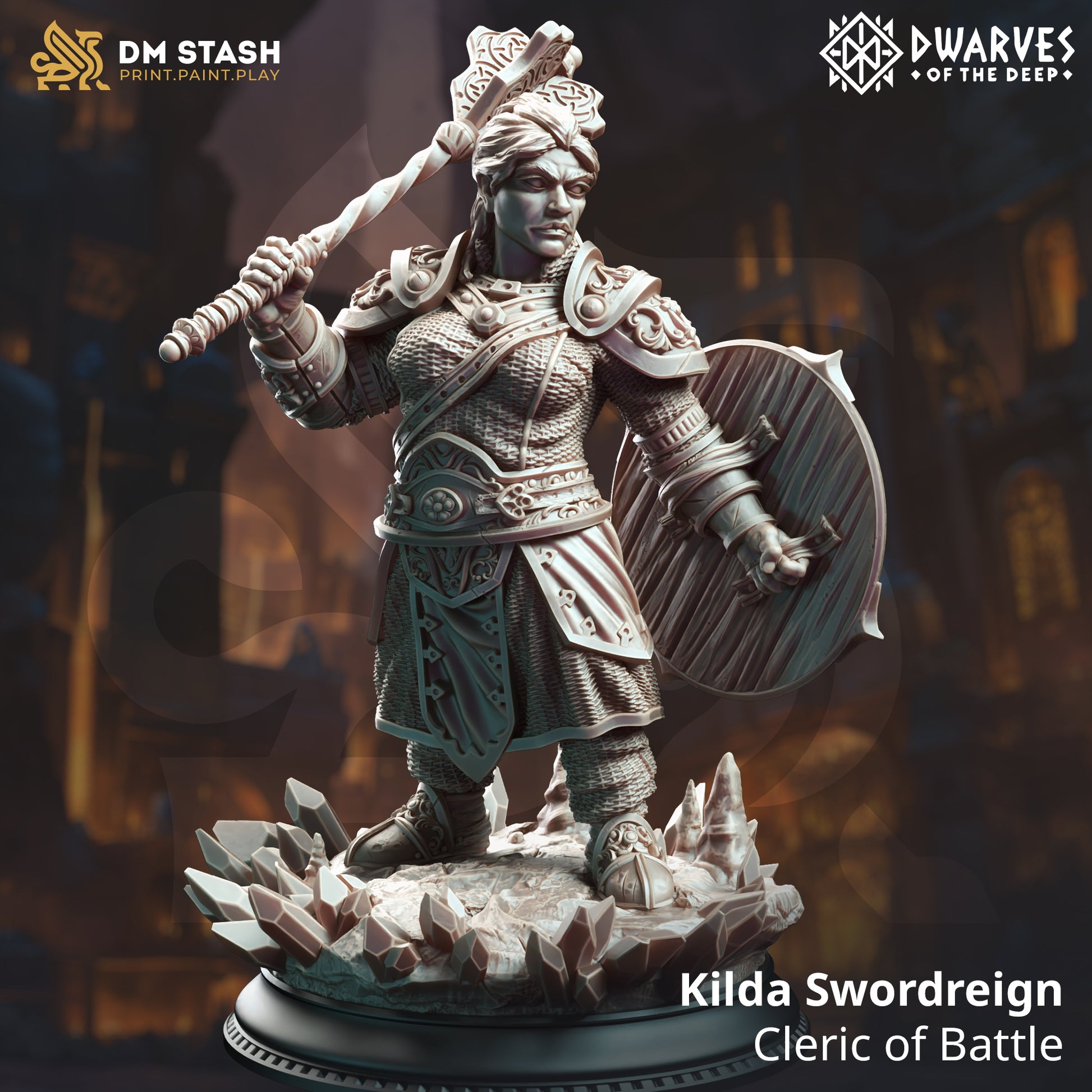 DM Stash - Kilda Swordreign - Duergar Cleric of Battle - Dwarves of th ...