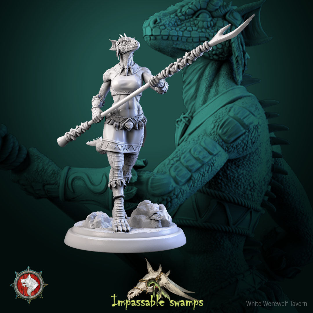 White Werewolf Tavern - Barbarian Lizardfolk Female 6 - Impassable Swa ...