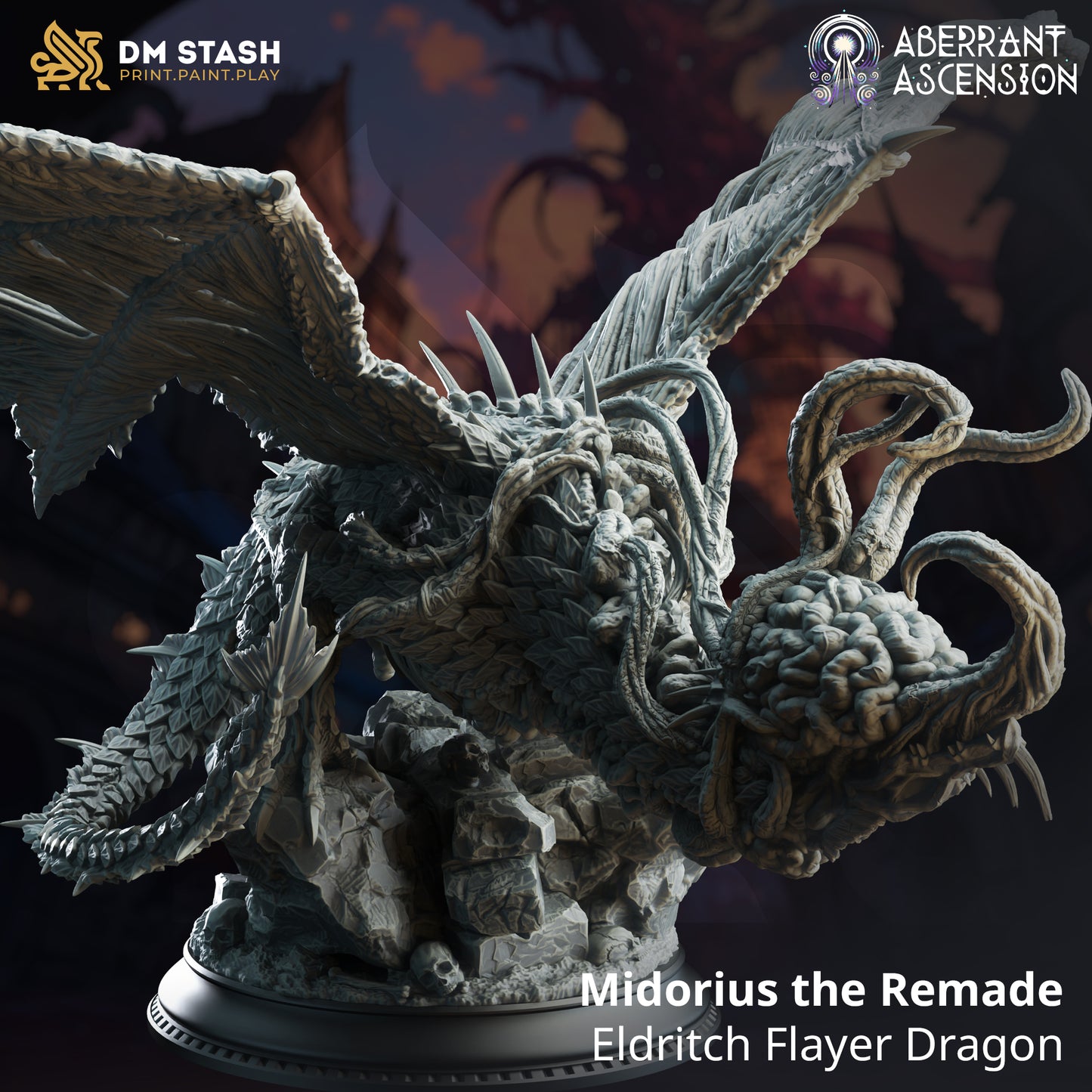 DM Stash - Midorius the Remade - Eldritch Flayer Dragon - Aberrant Asc ...