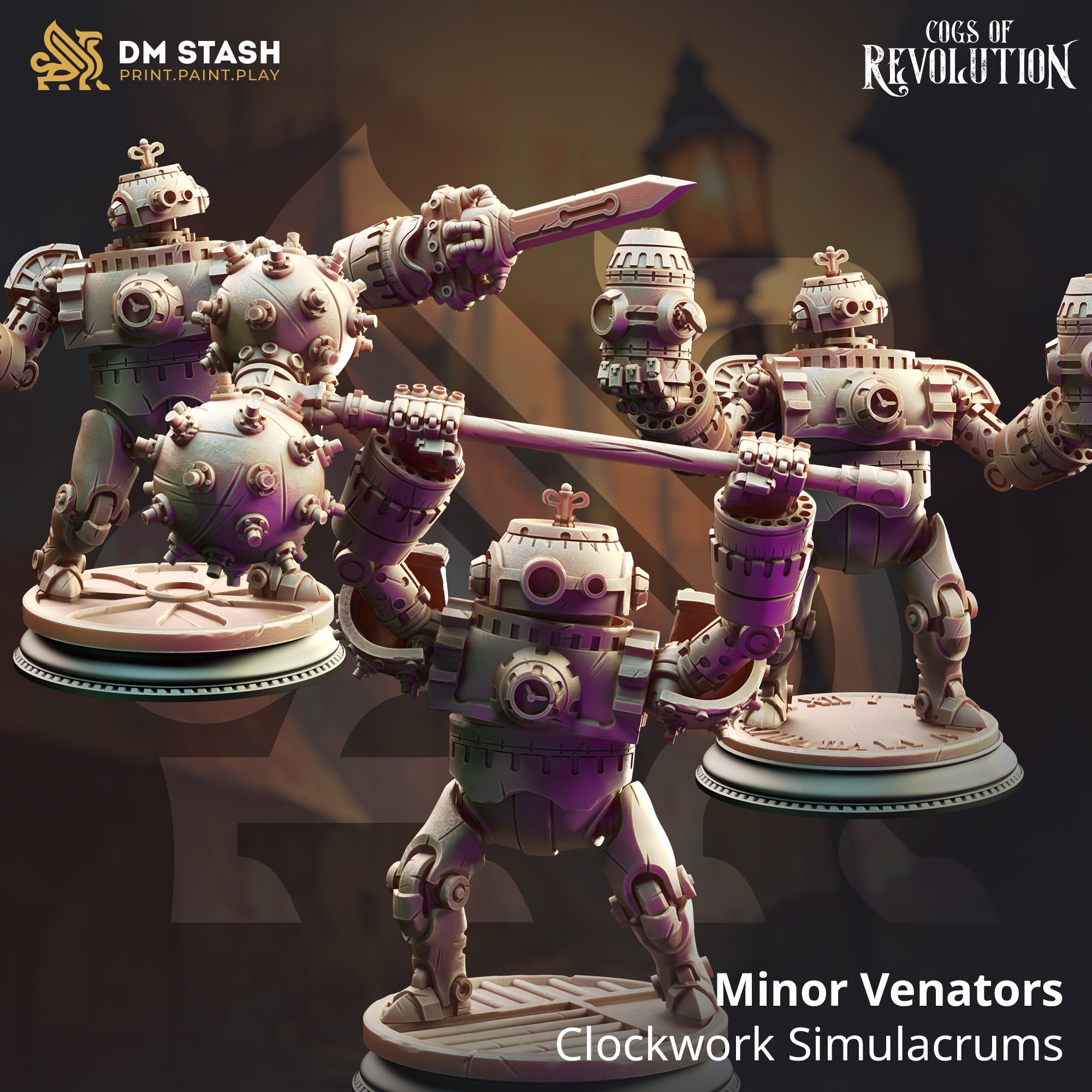 DM Stash - Minor Venators, Clockwork Simulacrums - Cogs of Revolution ...