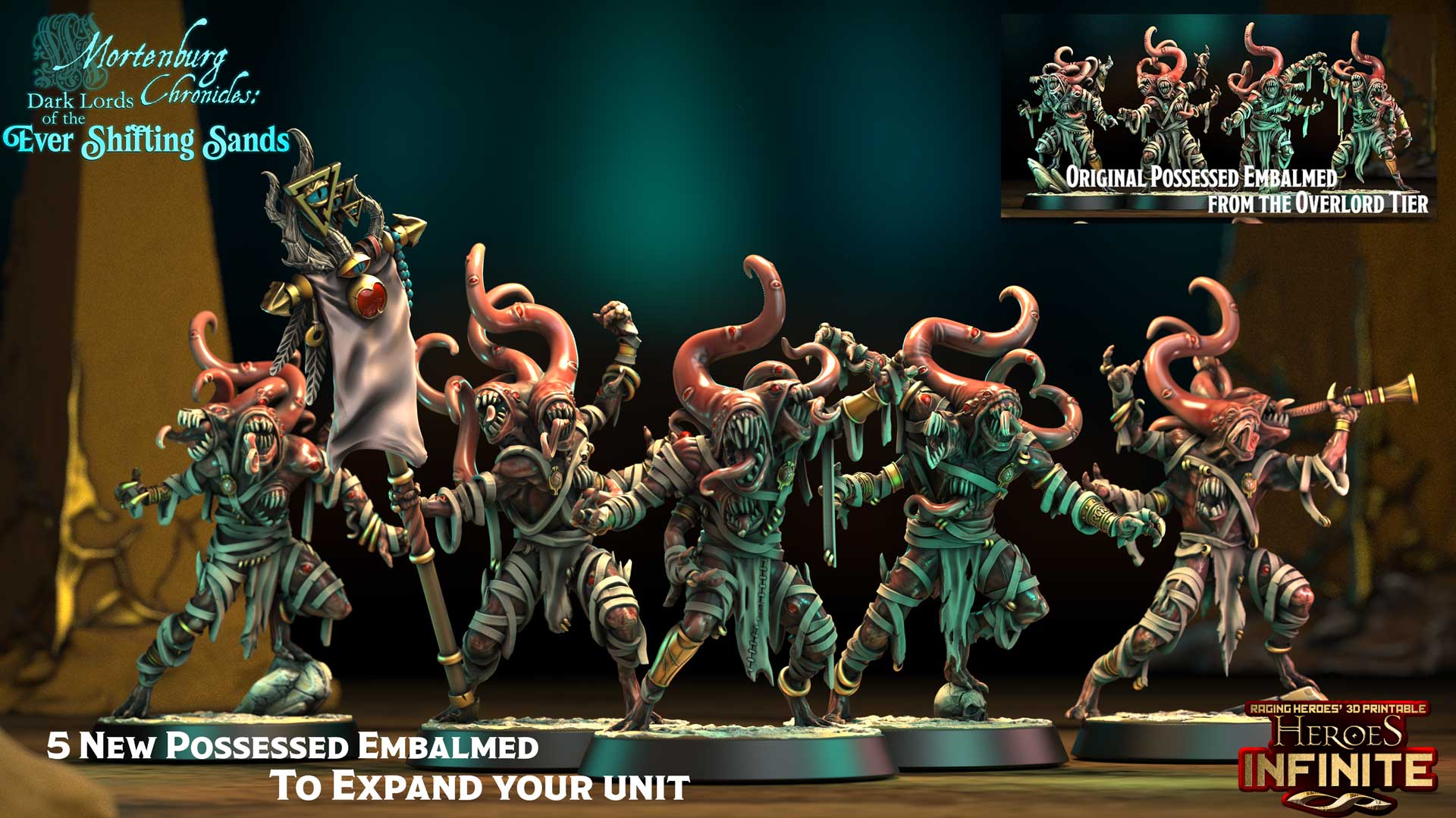 Heroes Infinite Raging Heores - The Possessed Embalmed Extras , Tzeent ...