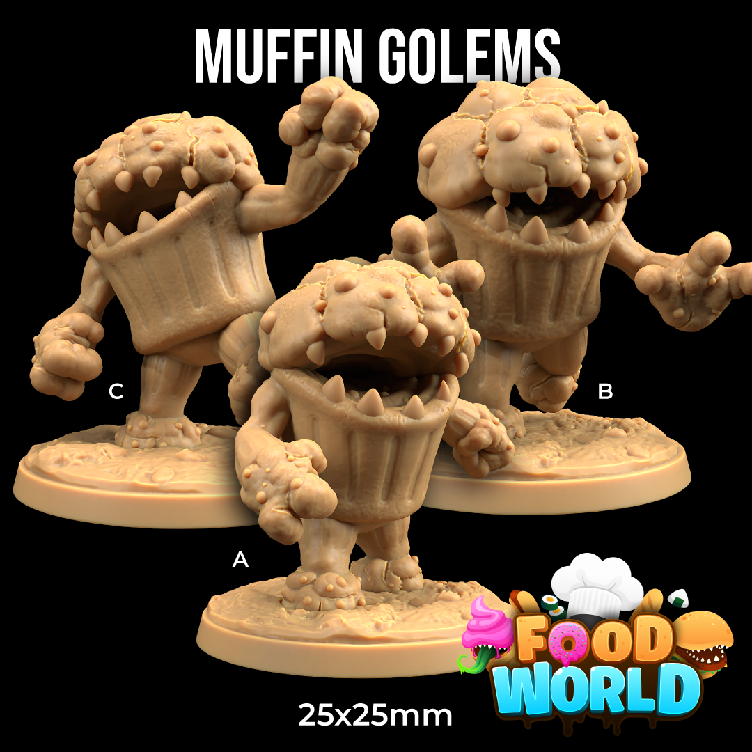 Dragons Trappers Lodge - Muffin Golem - Food World 2025 March – WIzard ...
