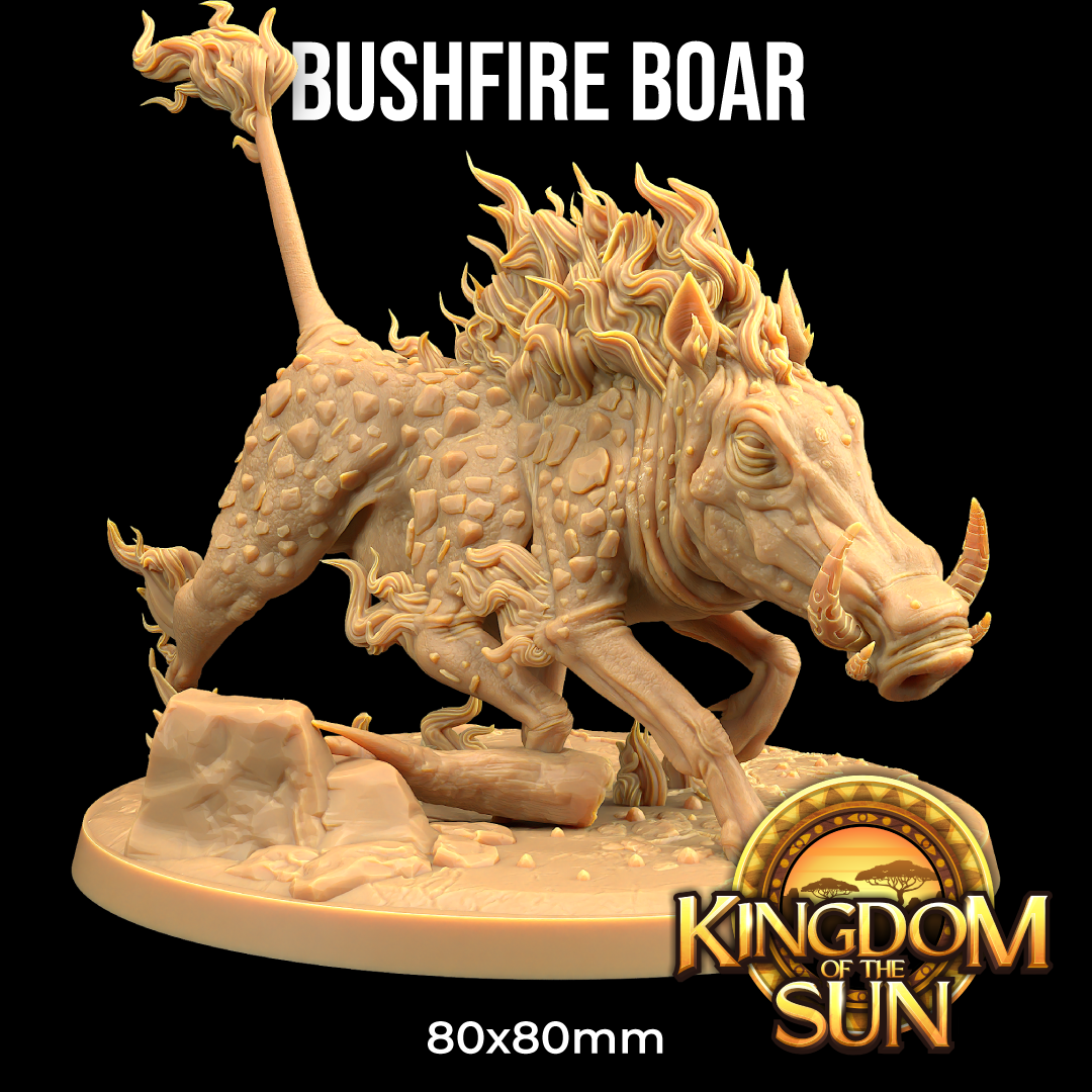 Dragons Trappers Lodge - Bushfire Boar (Huge) - Kingdom of the Sun 202 ...