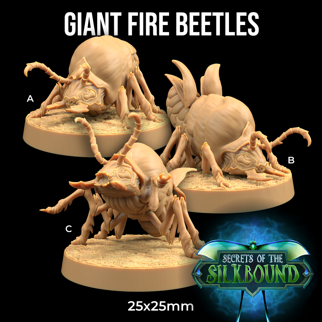 Dragons Trappers Lodge - Giant Fire Beetles - Secrets of The Silkbound ...