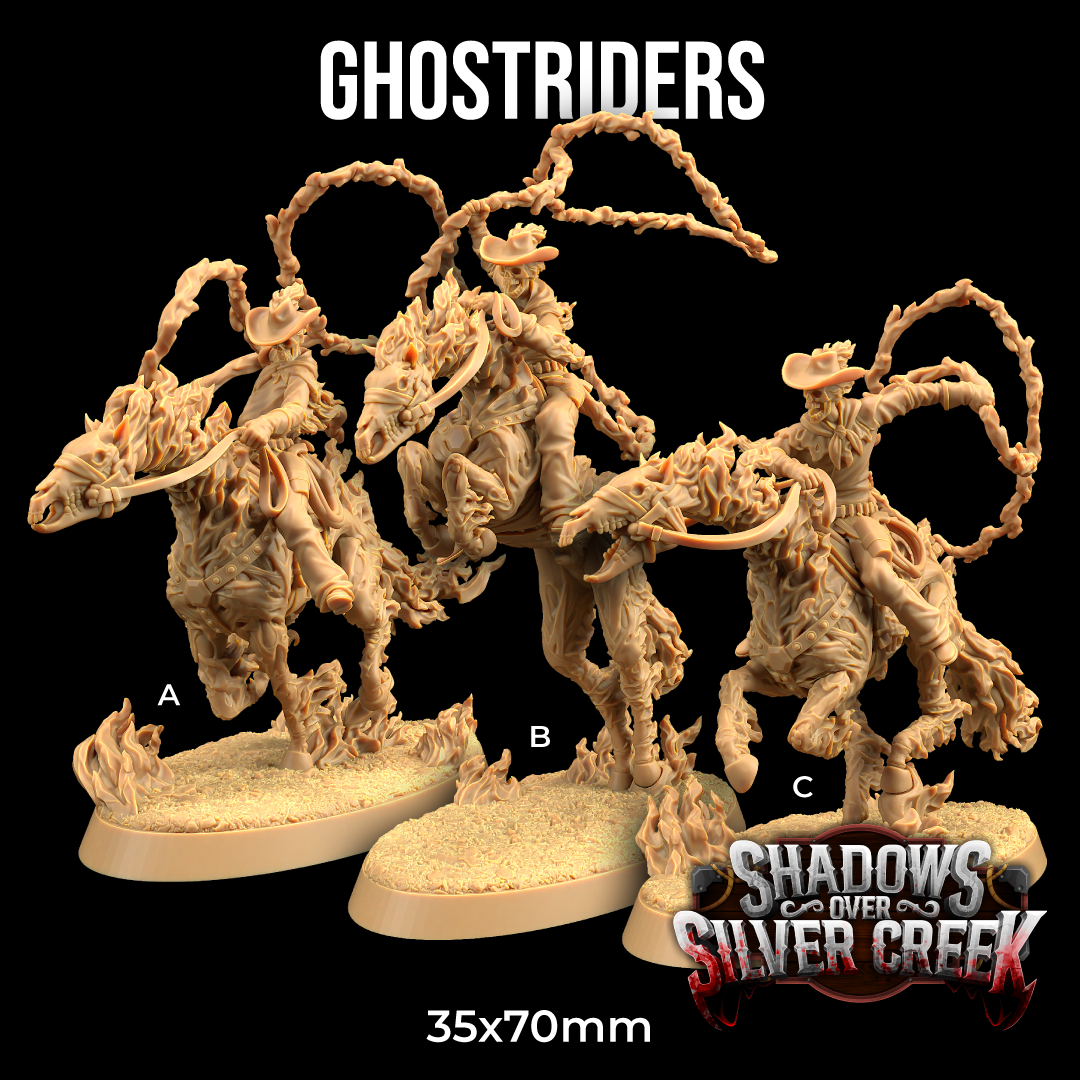 Dragons Trappers Lodge - Undead Ghost Rider A - Shadows Over Silver Cr ...
