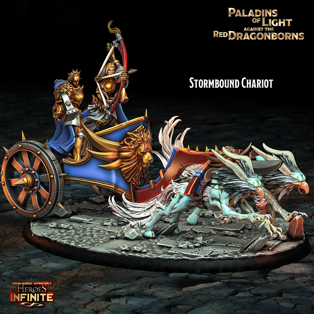 Heroes Infinite Raging Heores - Stormbound Chariot - Paladins of Light ...